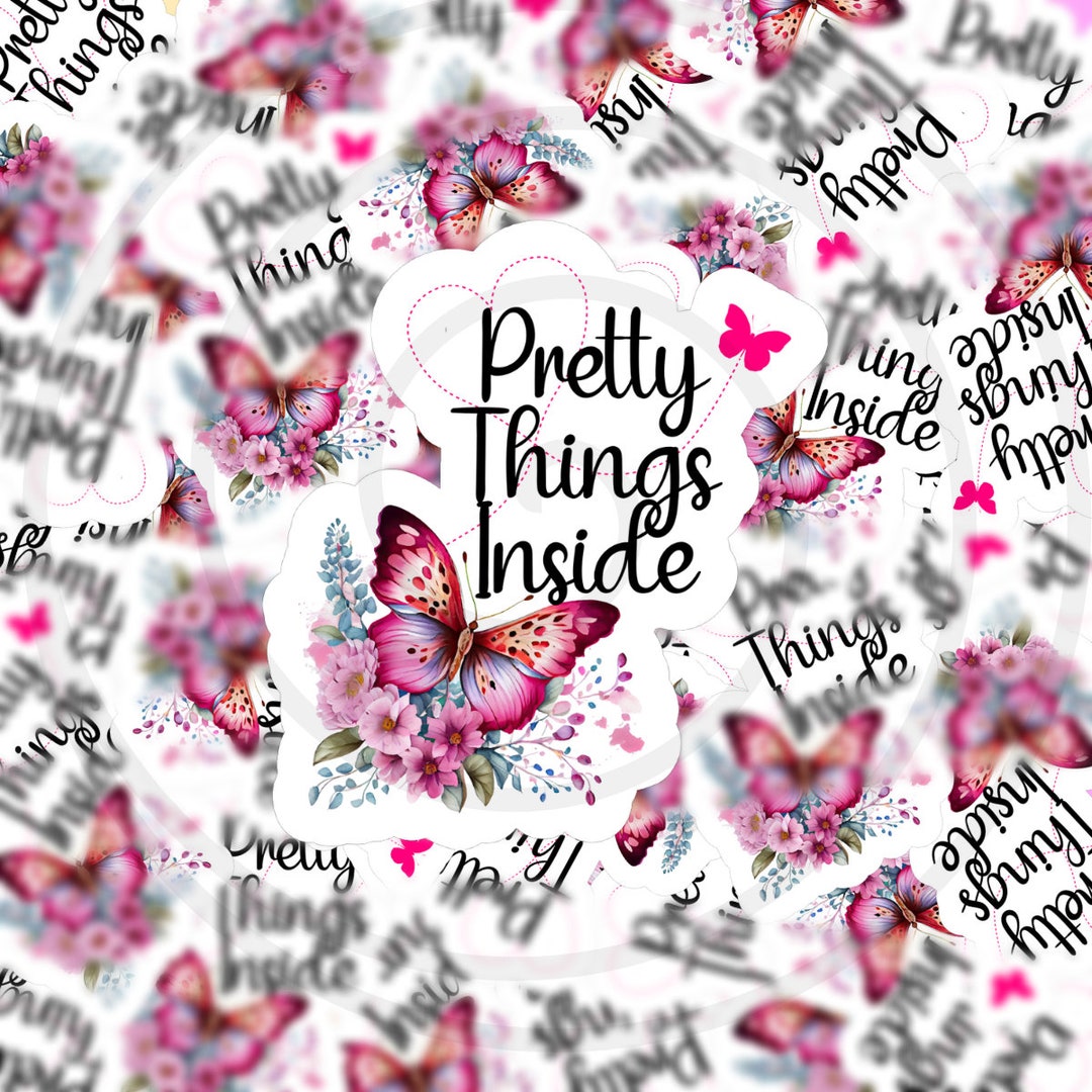 PNG Sticker Download, Pretty Things Inside Sticker Template, Small ...