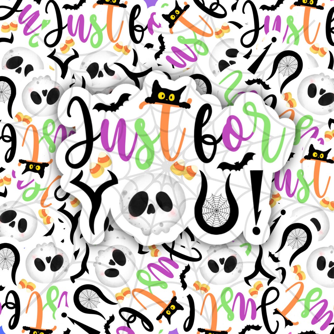 Just for You Sticker Template, Small Business, Print Cut Template ...