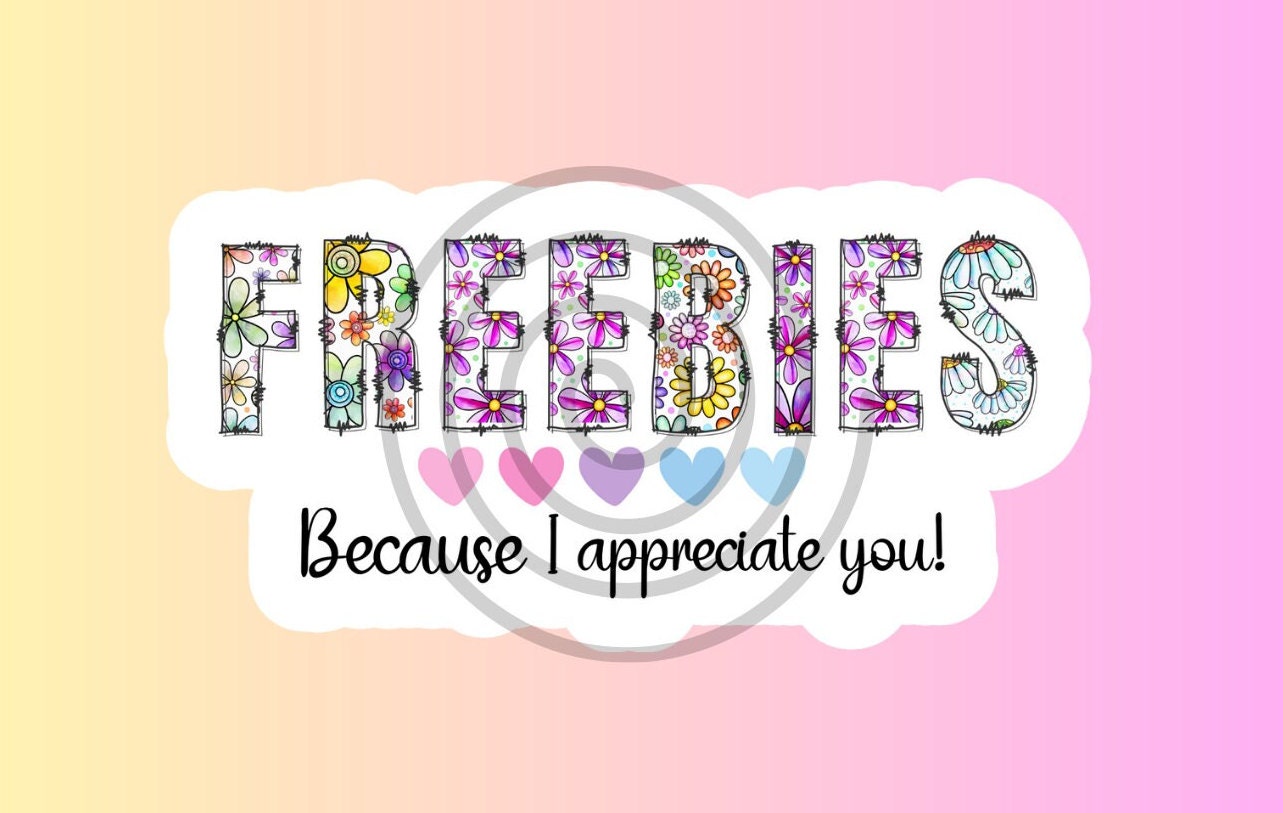 PNG Sticker Download , Freebies Floral Small Business Sticker, Thank ...