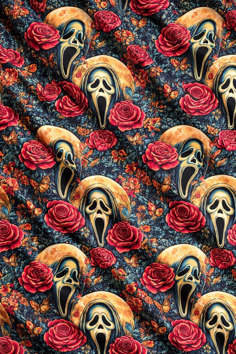 The Killer Vintage Tattoo Seamless Pattern, Repeat Pattern, Digital ...