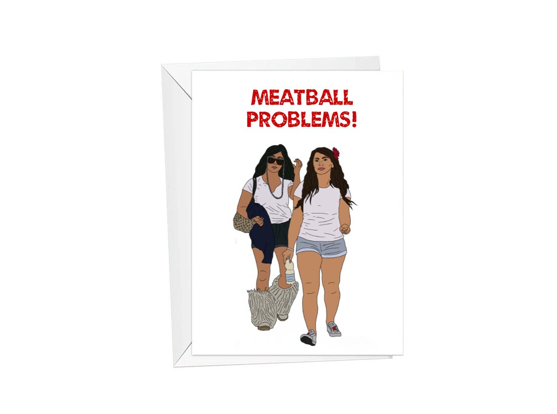 Jersey Shore, Meatball Birthday, Greeting Card - Etsy
