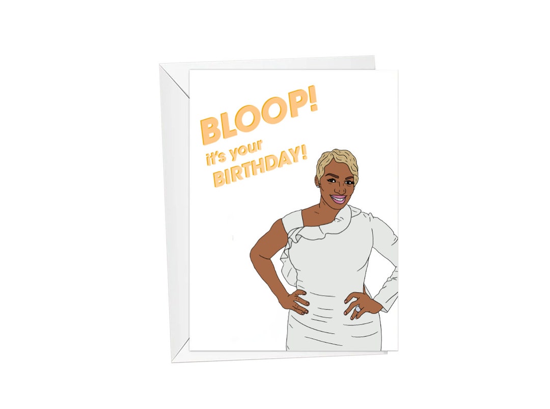Rhoa, Bloop Birthday, Greeting Card - Etsy