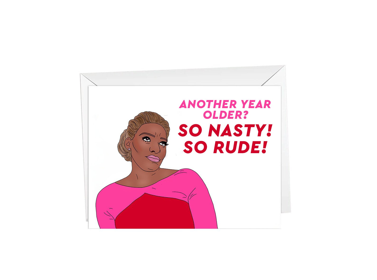 Rhoa, so Nasty so Rude Birthday, Greeting Card - Etsy