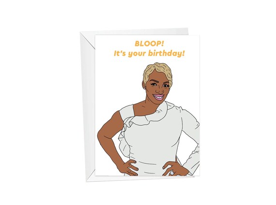 Rhoa Bloop Birthday Greeting Card - Etsy