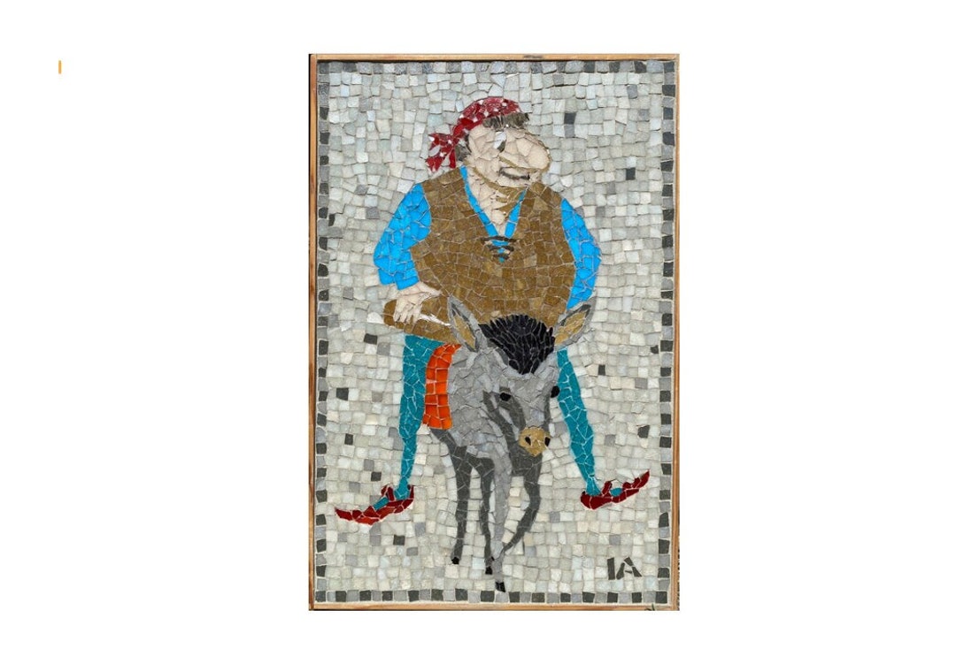 A Unique Mosaic in Swedish Modernist Style With a Motive From Don ...