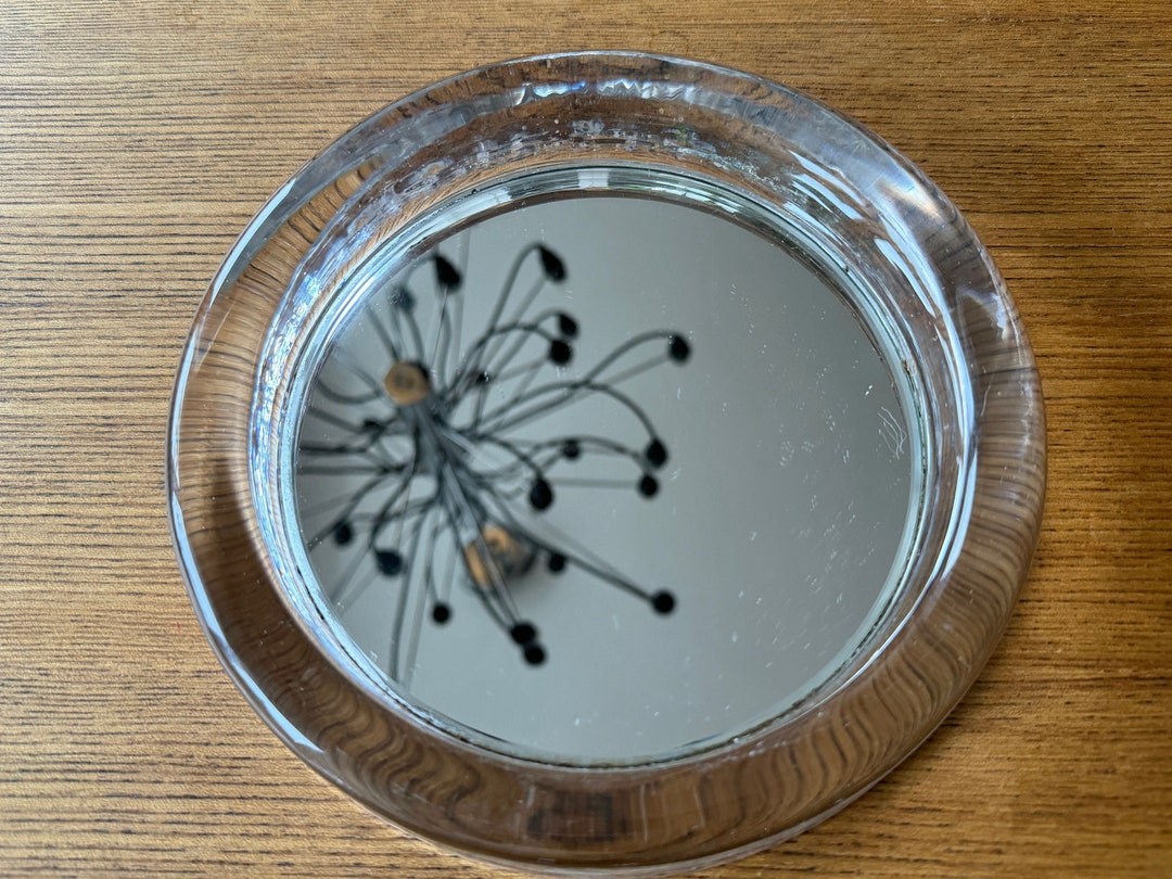 Mirror Designed by Göran Wärff, for Pukebergs Glasbruk 1970s Sweden - Etsy