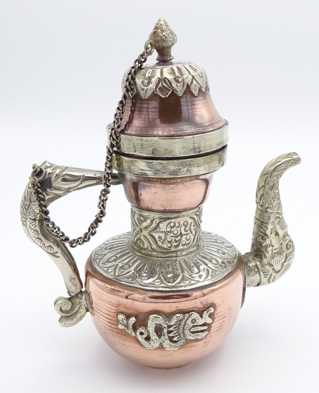 Vintage Tibetan Small Copper Coffee Pot Dallah - Etsy