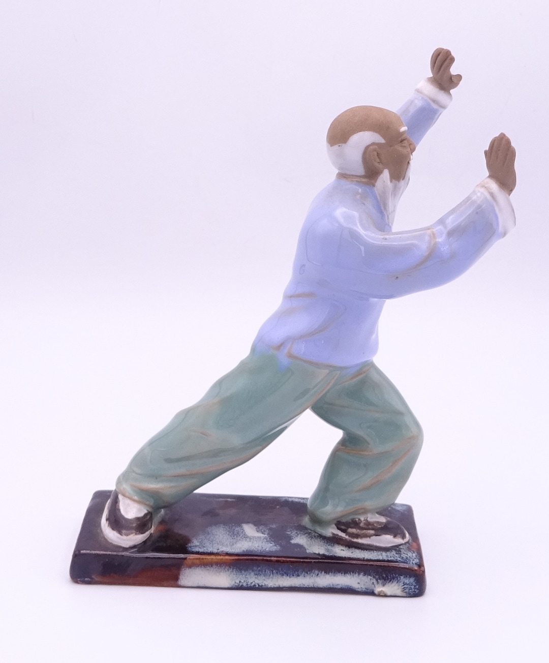 Vintage Chinese Mudman Shiwan Wan Jiang Signed Glazed Figurine - Etsy ...