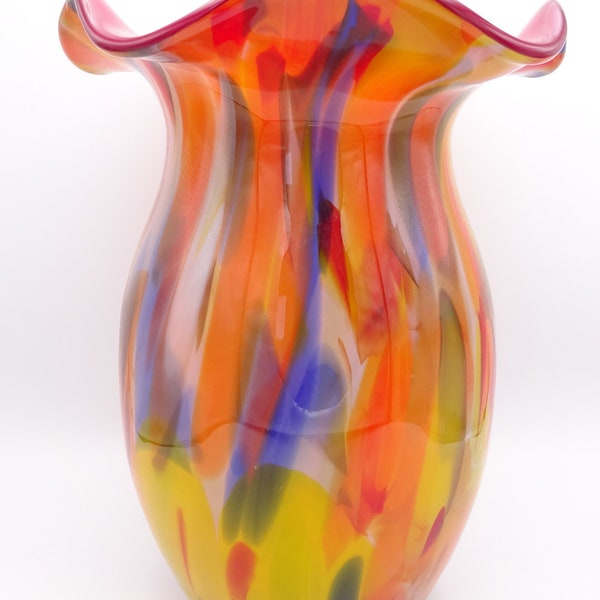 Krosno Glass Vase - Etsy UK