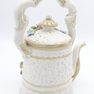 Vintage Italian Capodimonte Decorative Teapot - Etsy