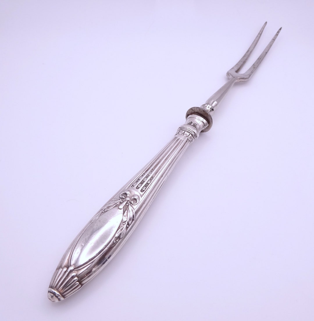 Antique Sterling Silver 925 Handle Meat Fork - Etsy