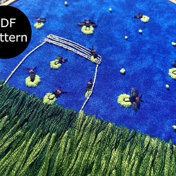 Firefly Embroidery - Etsy