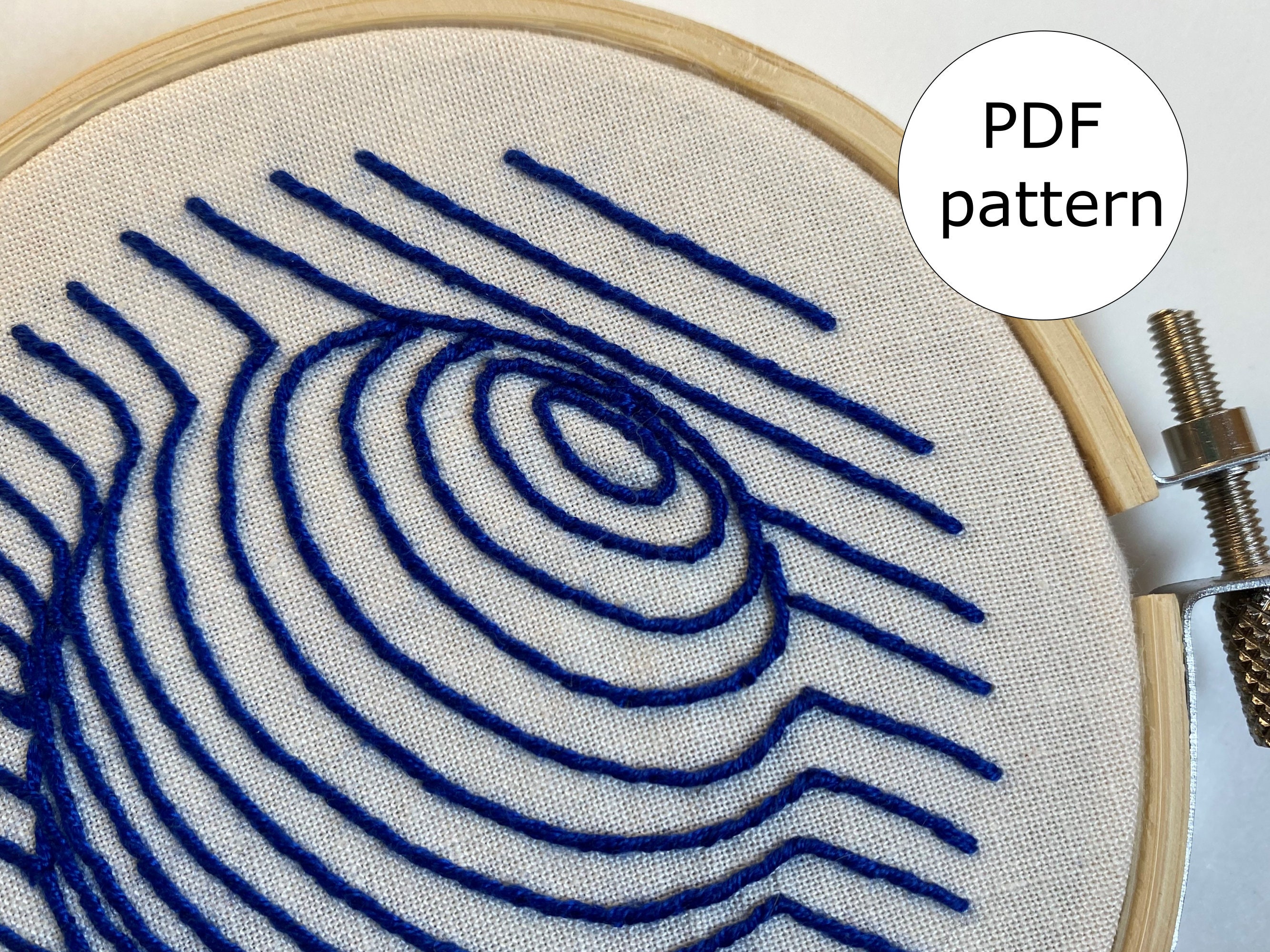 Optical Illusion 3D Ball Embroidery Pattern Digital PDF - Etsy