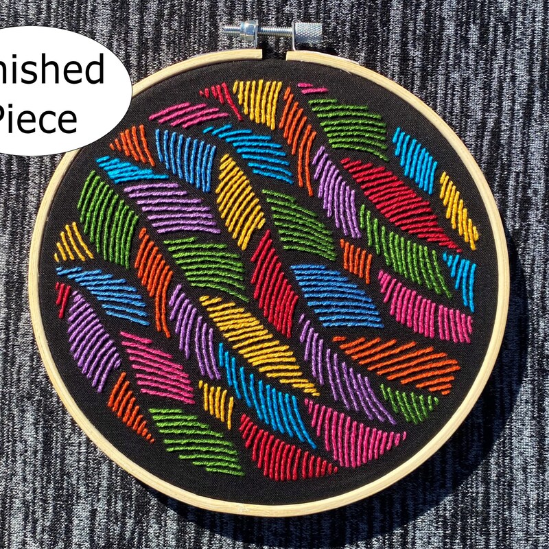 Abstract Embroidery - Etsy