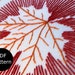 Fall/autumn Leaves Embroidery Pattern Digital PDF Pattern for - Etsy