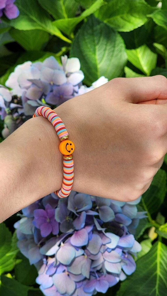 Indie Aesthetic Clay Bracelet - Etsy