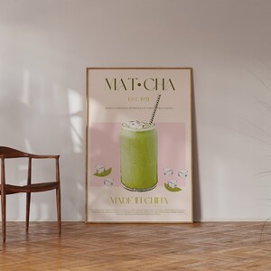 Matcha Poster, Exhibition Poster, China Tea, Retro Print, Large ...