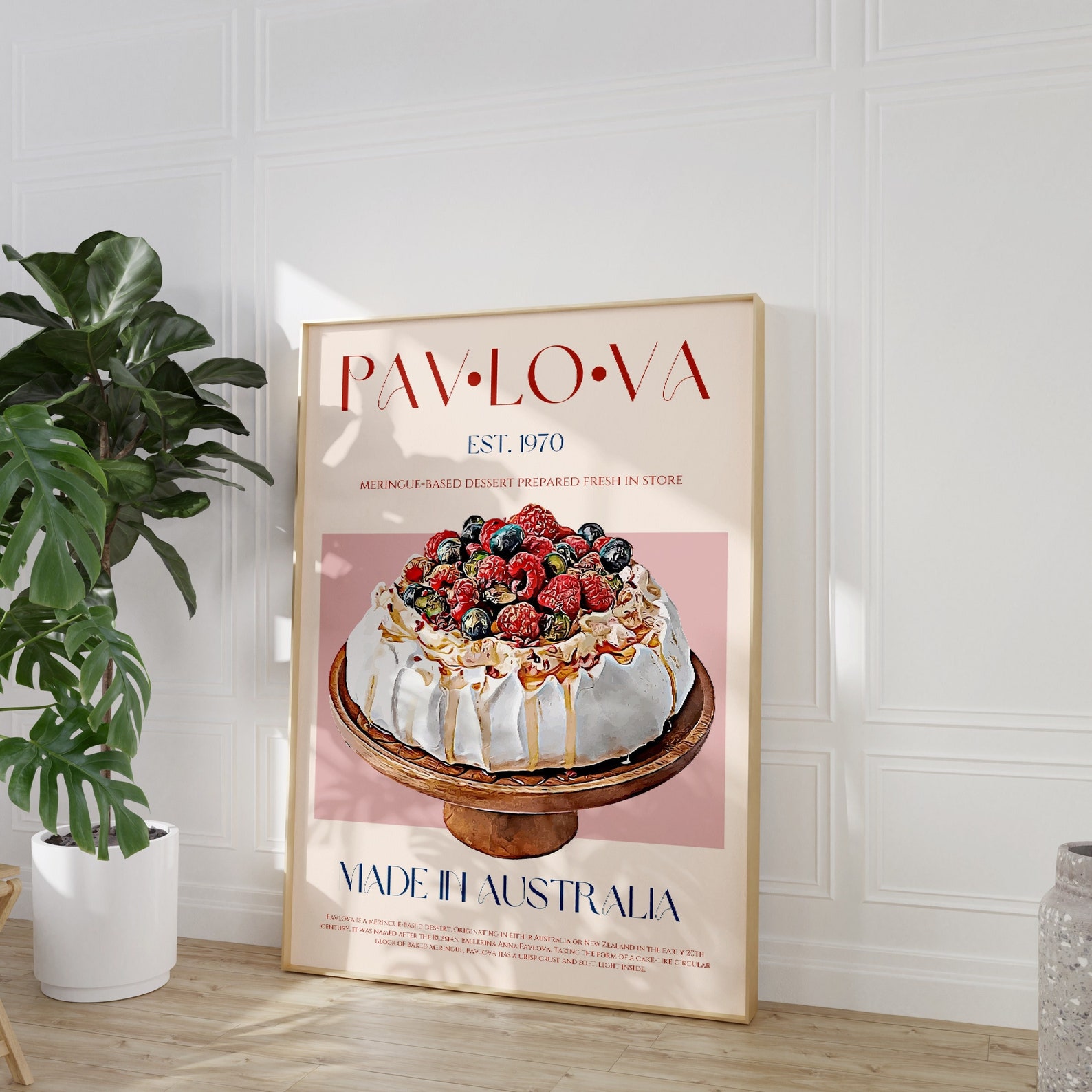 Pavlova Print, DIGITAL DOWNLOAD, Large Printable Art, Mid Century ...