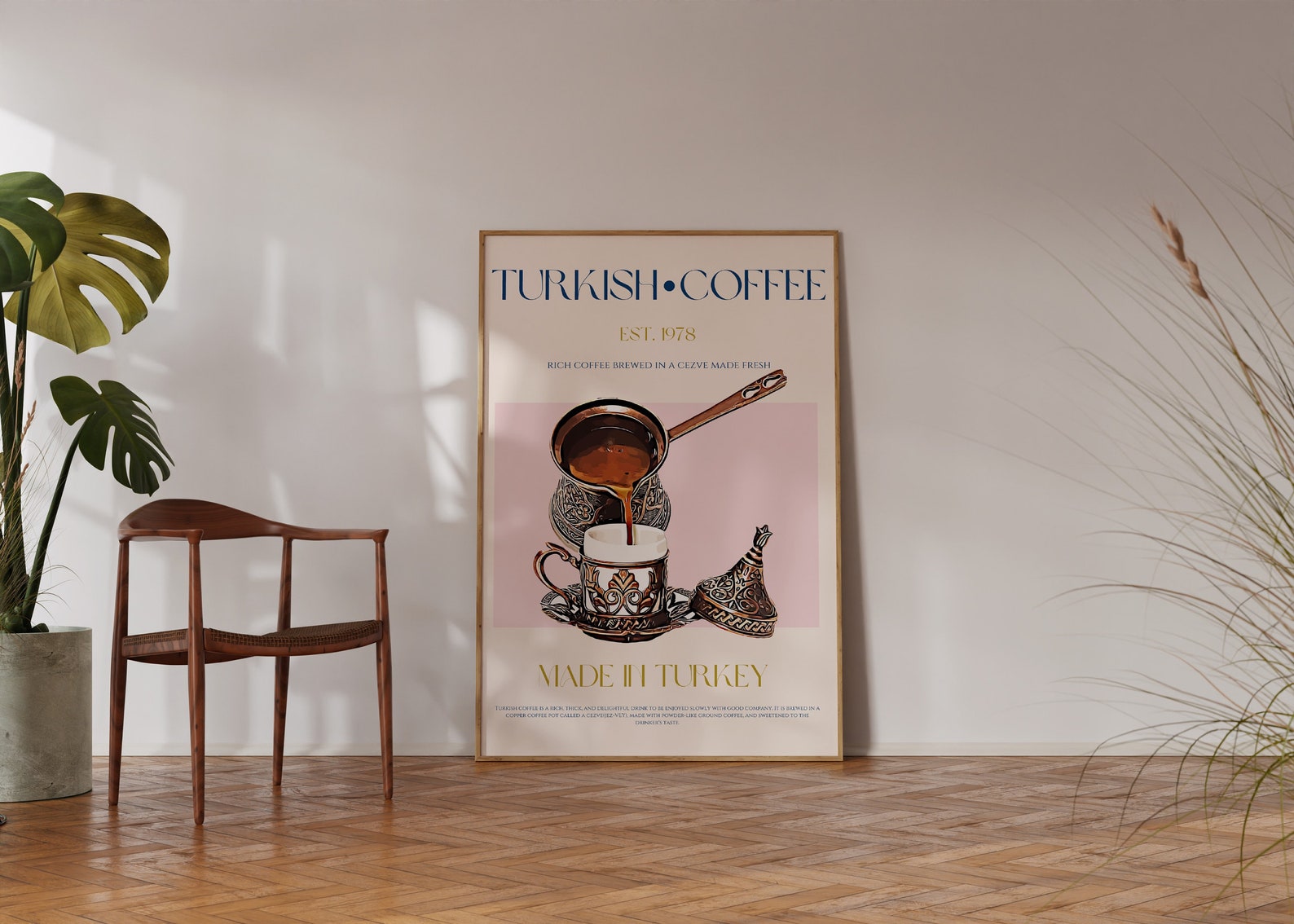 Turkish Coffee Print, DIGITAL DOWNLOAD, Downloadable Print, Turkey ...