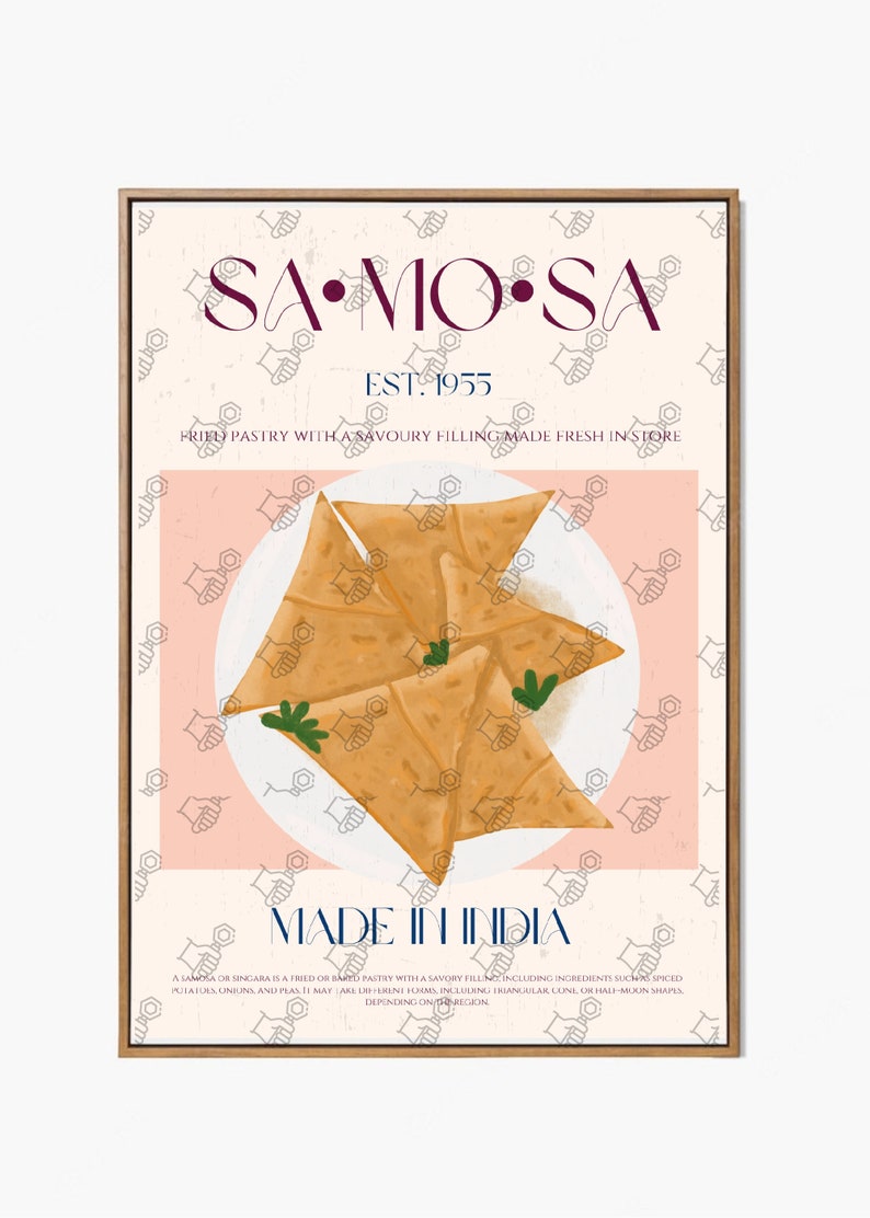 Samosa Print Digital Download Large Downloadable Print - Etsy