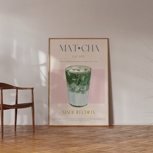 Matcha Poster Exhibition Poster China Tea Retro Print - Etsy