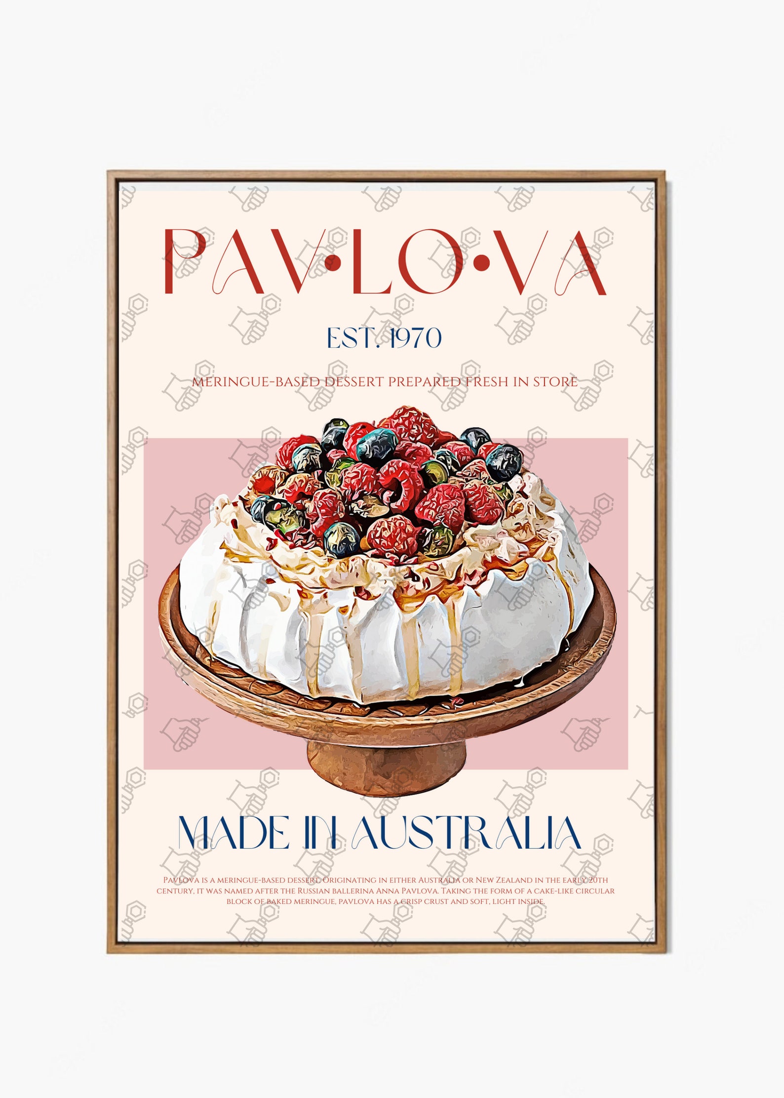 Pavlova Print, DIGITAL DOWNLOAD, Large Printable Art, Mid Century ...