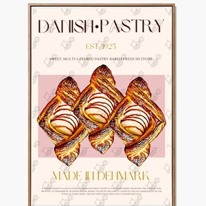 Danish Pastry Print Digital Download Downloadable Print - Etsy