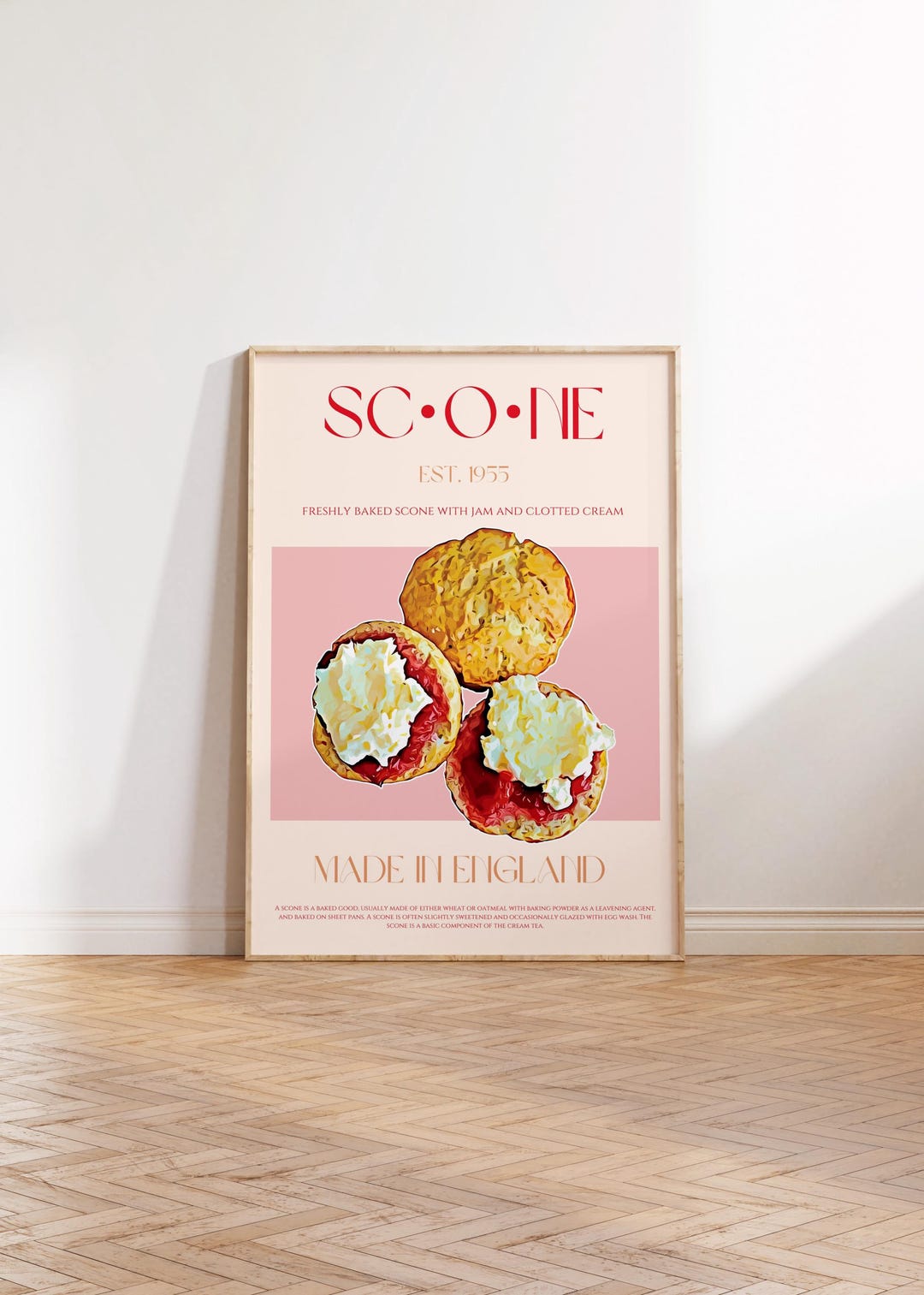 Scone Print, PHYSICAL PRINT, Mid Century Modern, Exhibition Poster ...