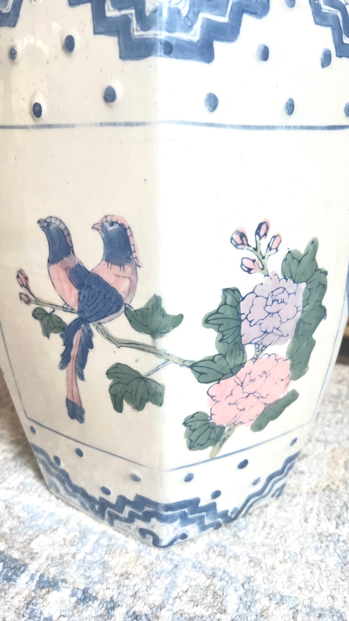 Petite Porcelain Chinese Garden Stool - Etsy