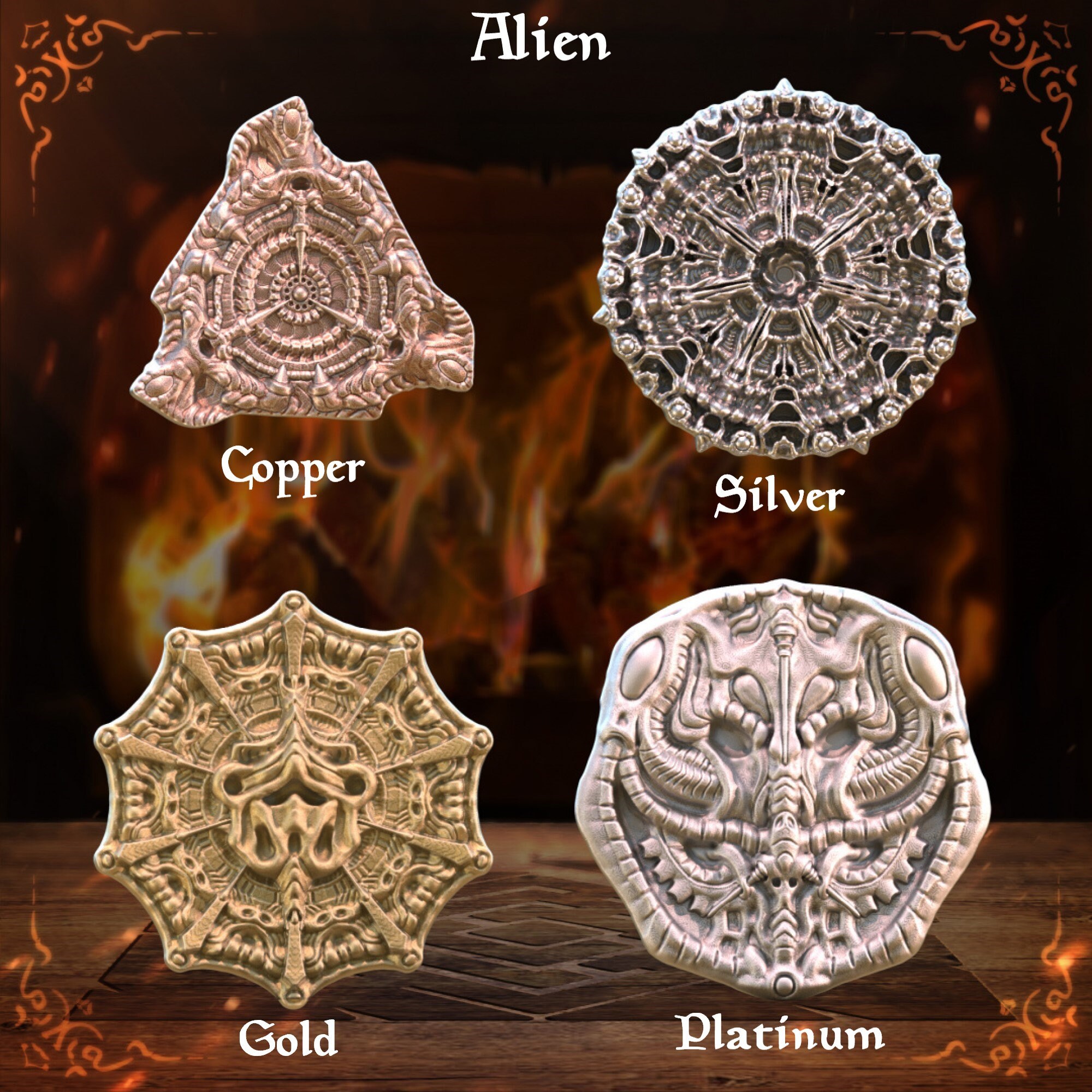 3D Printed Coins - Etsy