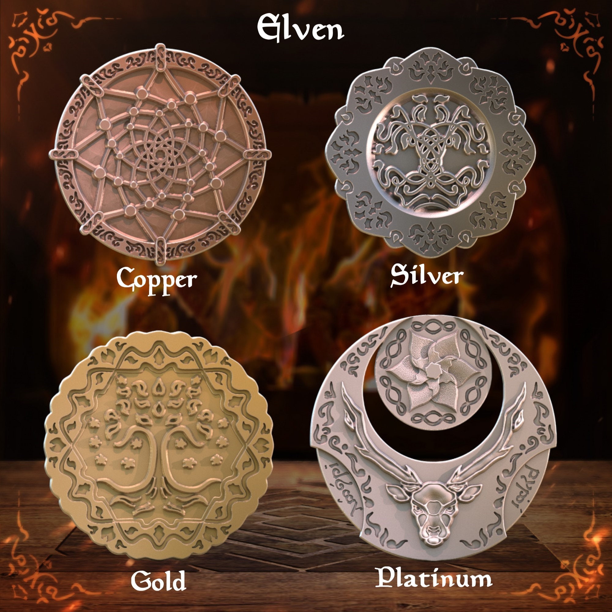 3D Printed Coins - Etsy