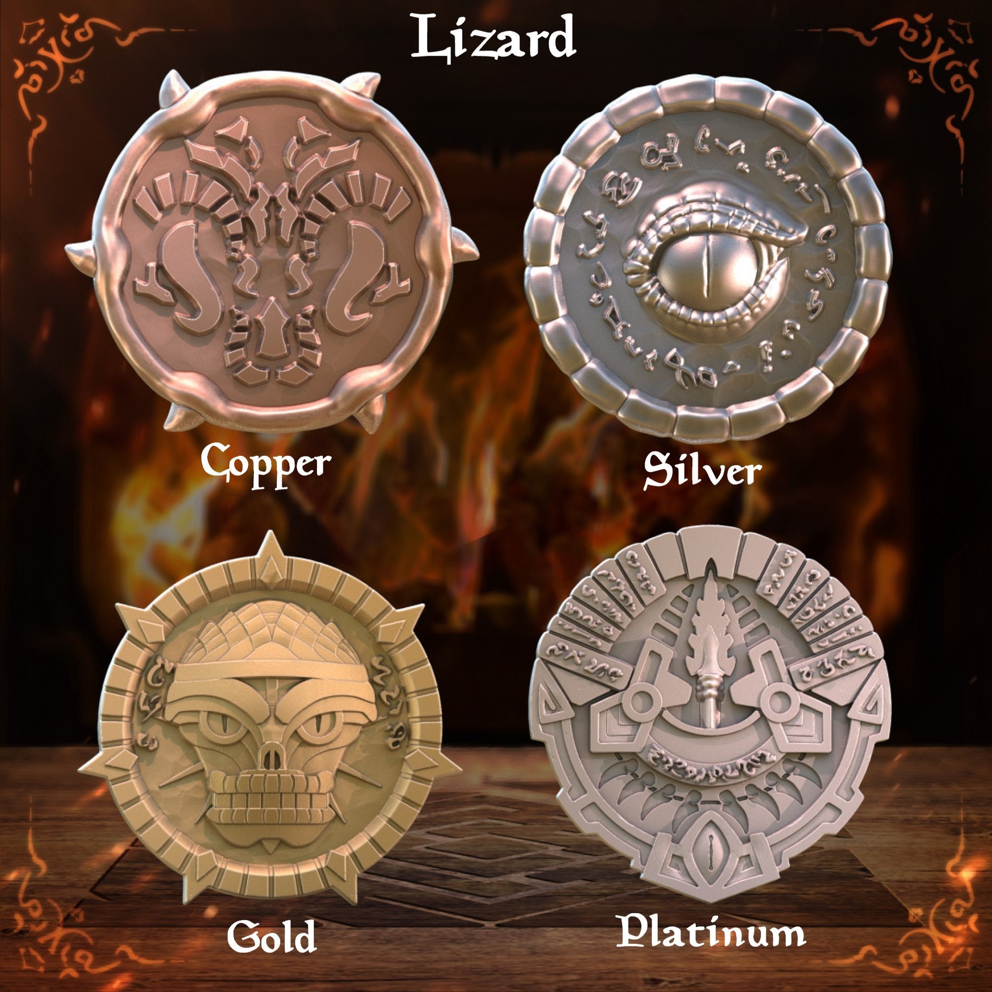 3D Printed Coins - Etsy