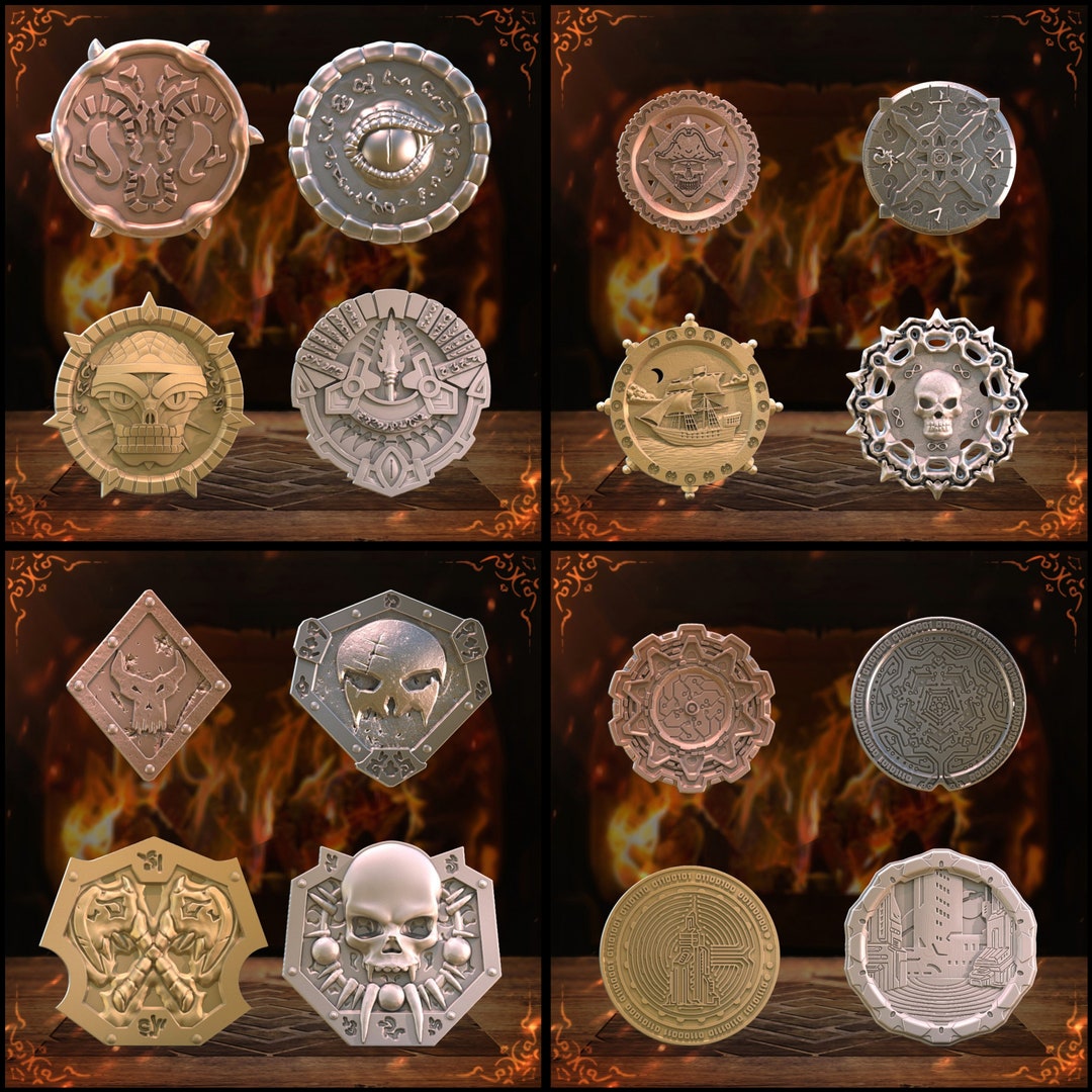 3D Printed Coins - Etsy