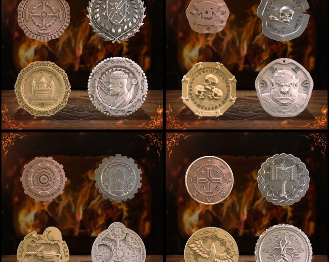 3D Printed Coins - Etsy