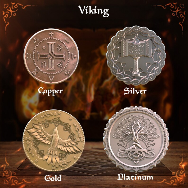 3D Printed Coins - Etsy