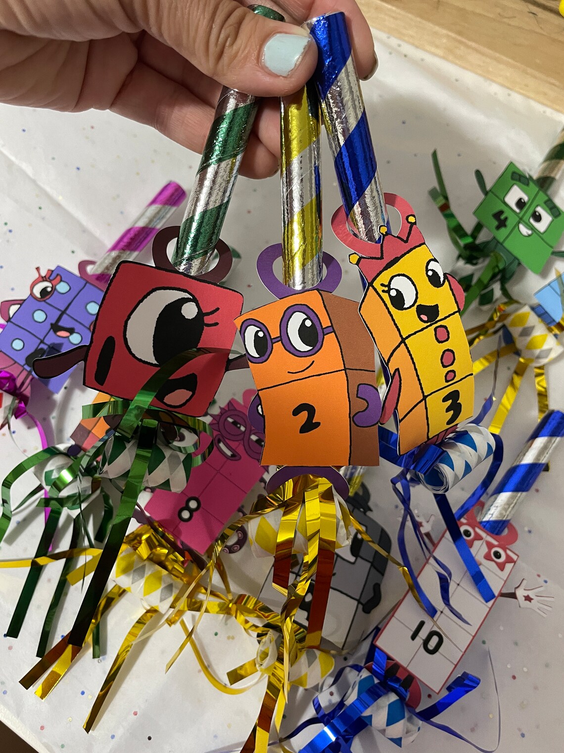 Number Block Blowouts Number Block Birthday Number Block - Etsy