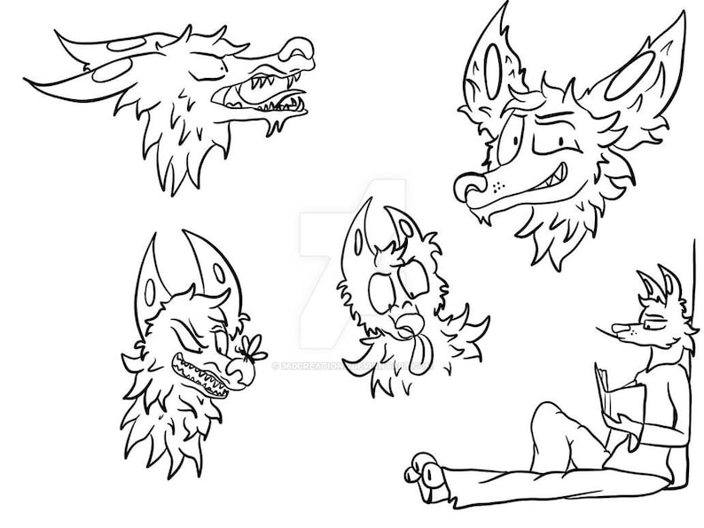 Fursona Sketch Page! - Etsy