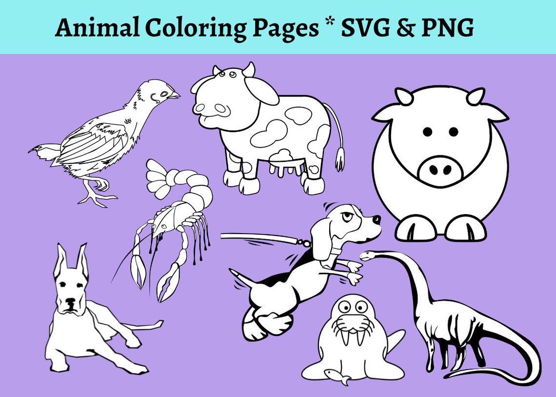 Printable Coloring Pages, Kids Coloring Page, Digital Download Coloring ...