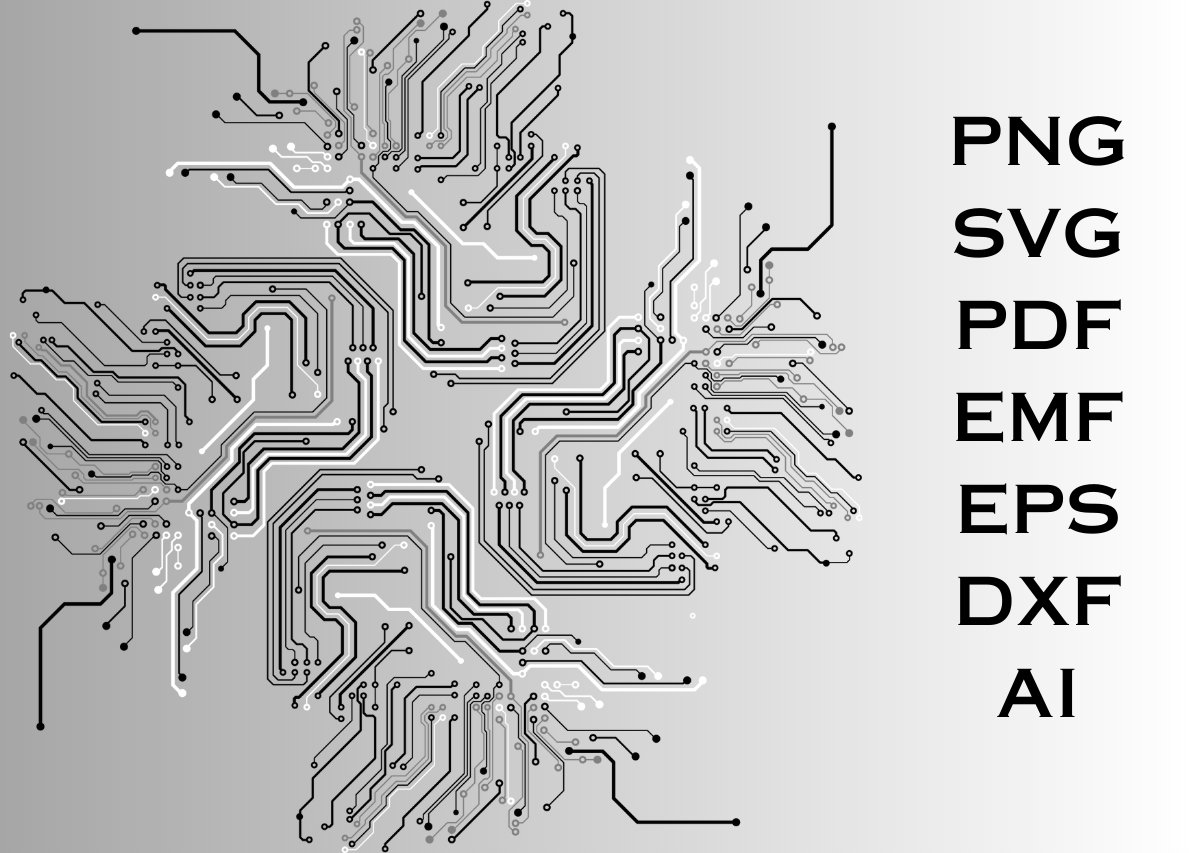 Circuit SVG, Circuit PNG, Circuit DXF, Circuit Eps, Circuit Board Dxf ...