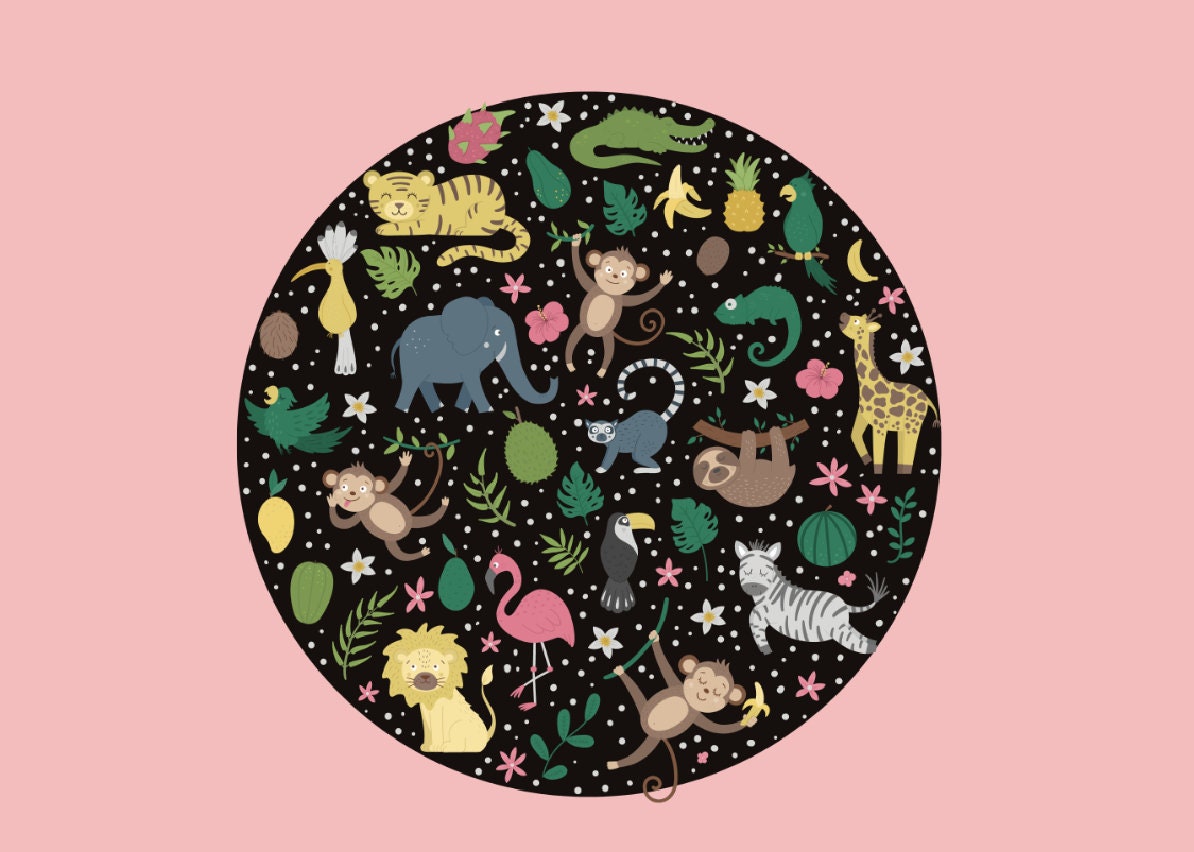 25 Cute Animals Digital Stickers PNG Cropped PRINTABLE STICKERS Cute ...