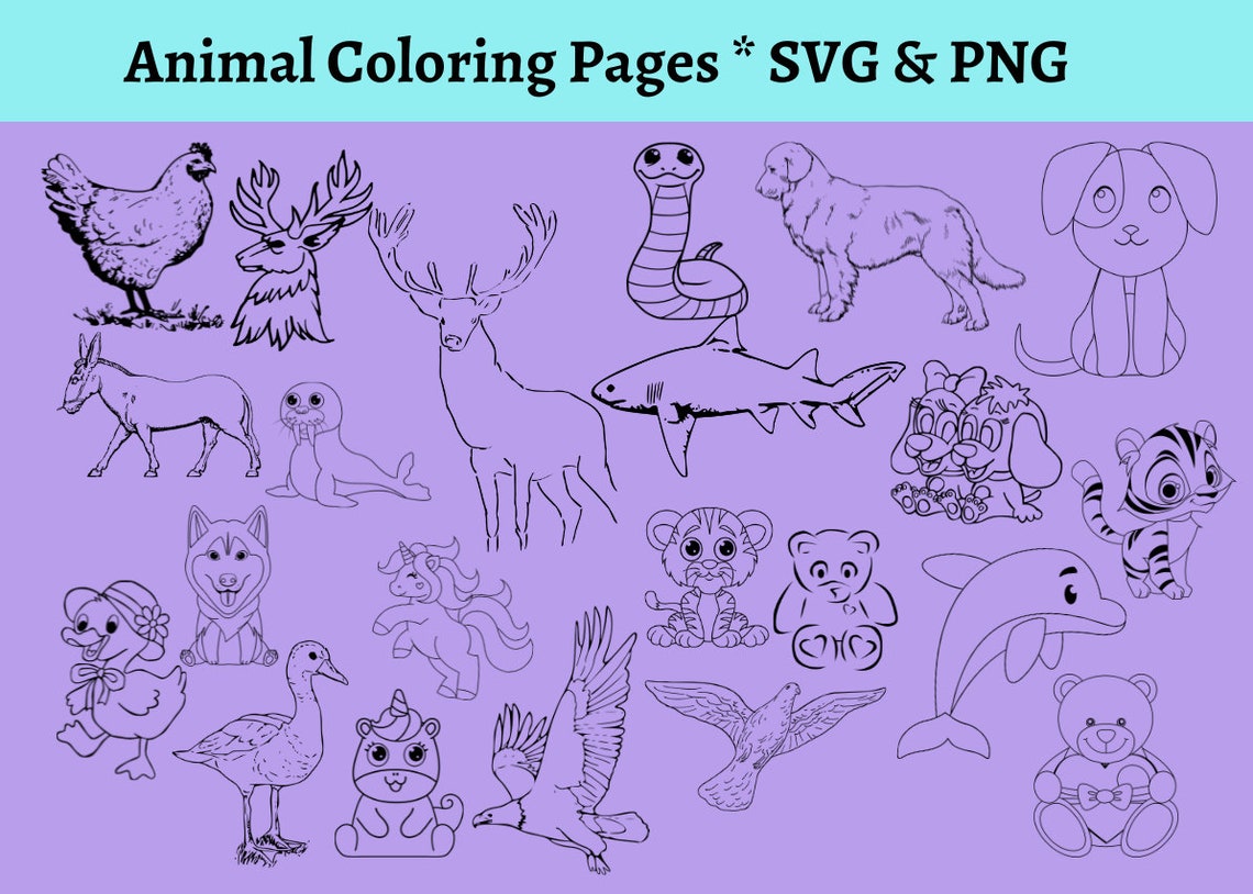 Printable Coloring Pages, Kids Coloring Page, Digital Download Coloring ...
