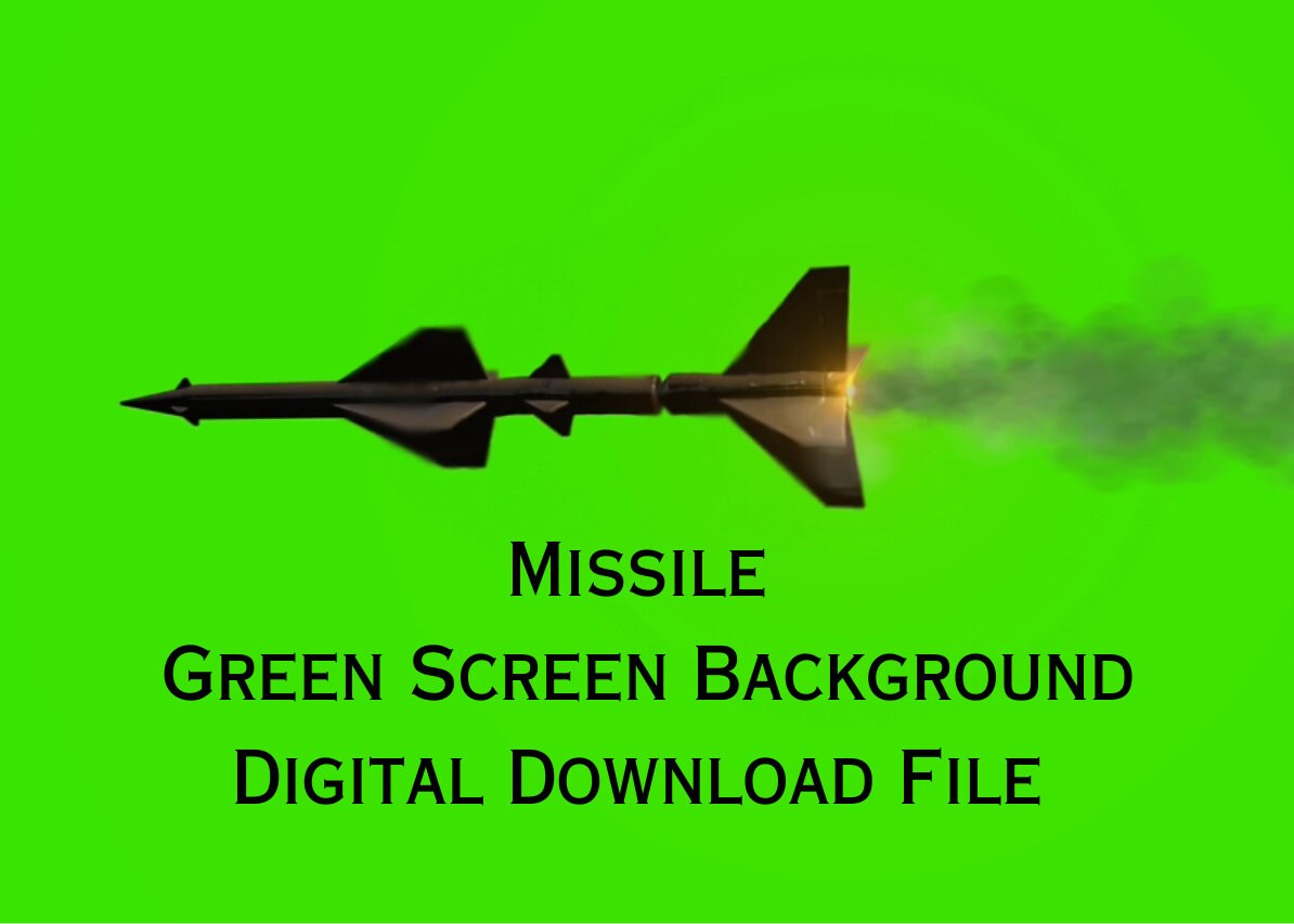 Missile Green Screen | Animated Missile, Green Screen Background ...