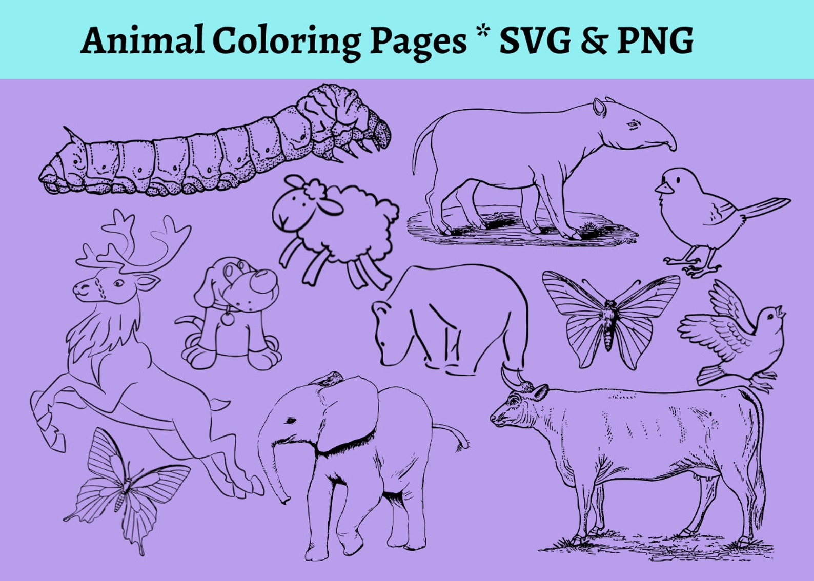 Printable Coloring Pages, Kids Coloring Page, Digital Download Coloring ...