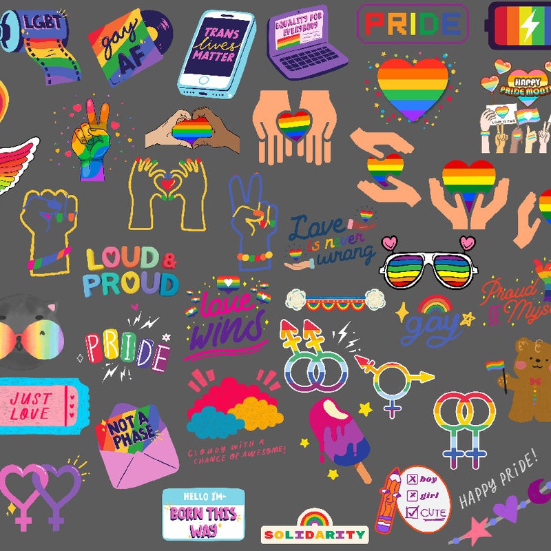 Pride Stickers - Etsy