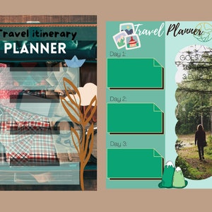 Printable Summer Vacation Planner, Trip Itinerary Planner, Digital ...