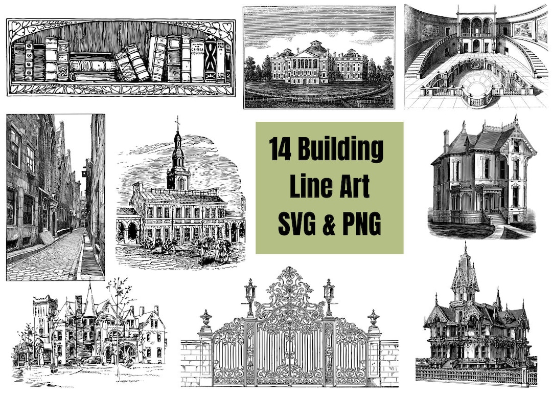 Building Minimalist Line Drawing | Building Sketch | Drawing House ...