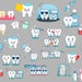 Cow Sticker Dental Sticker Tooth Sticker Dental Dentistry - Etsy