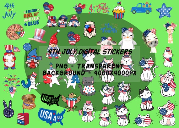 4th of July Png Bundle Patriotic Png America Png USA Png - Etsy