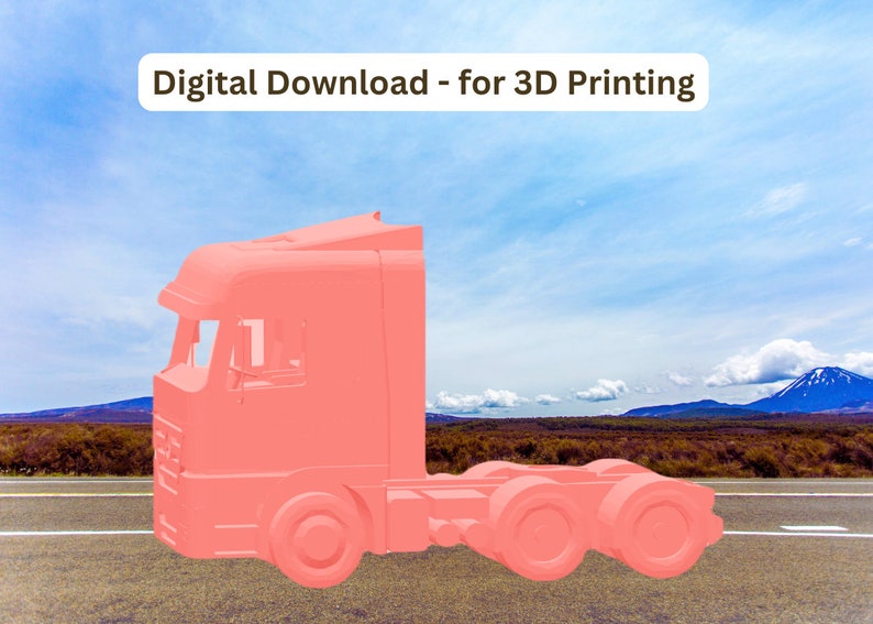Truck 3D, Digital .stl File for 3D Printing | Truck 3D STL File for 3D ...