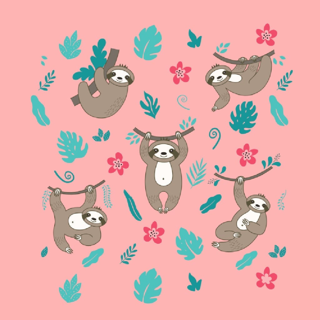 25 Cute Animals Digital Stickers PNG Cropped PRINTABLE STICKERS Cute ...